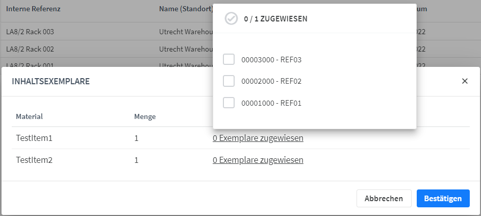 Seriennummern anlegen – Rentman Support Center